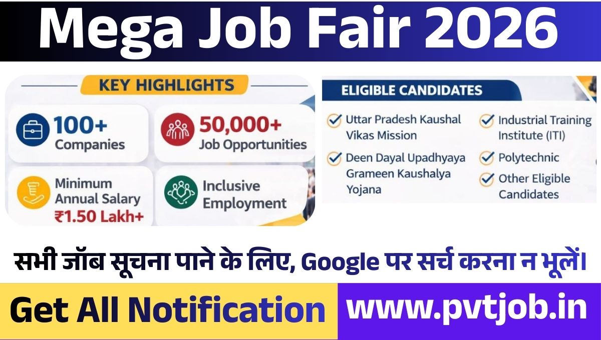 Mega Job Fair 2026: Latest Job Campus For Freshers » PVTJOB Portal