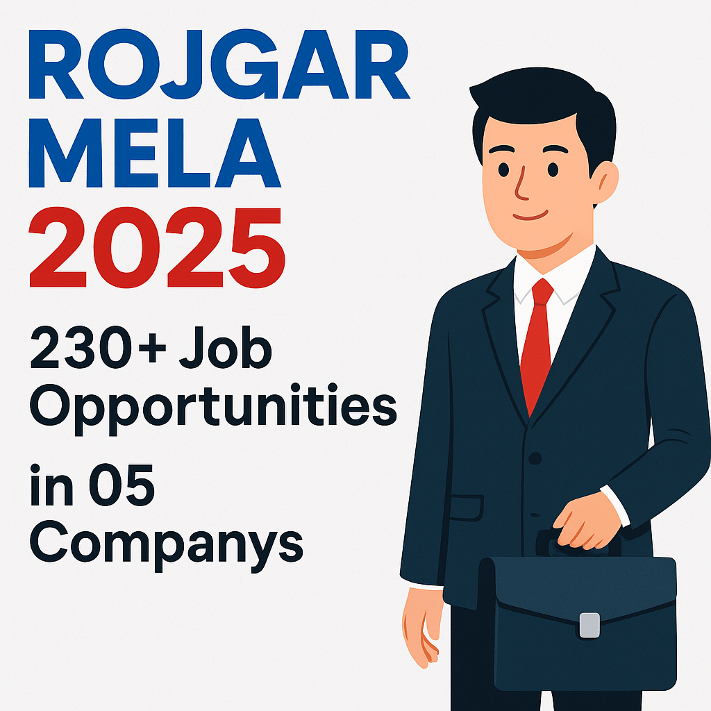 Rojgar Mela 2025 - 200+ Job Opportunities In 03 Companys » PVTJOB