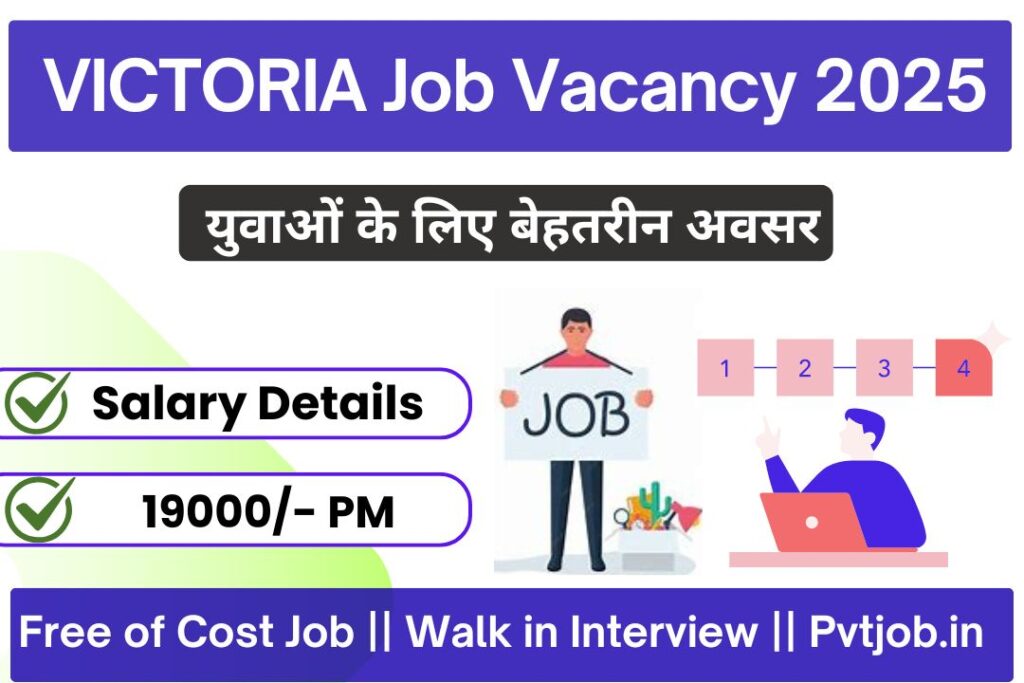 VICTORIA Job Vacancy 2025 - Best Job Opportunity For All Candidates ...