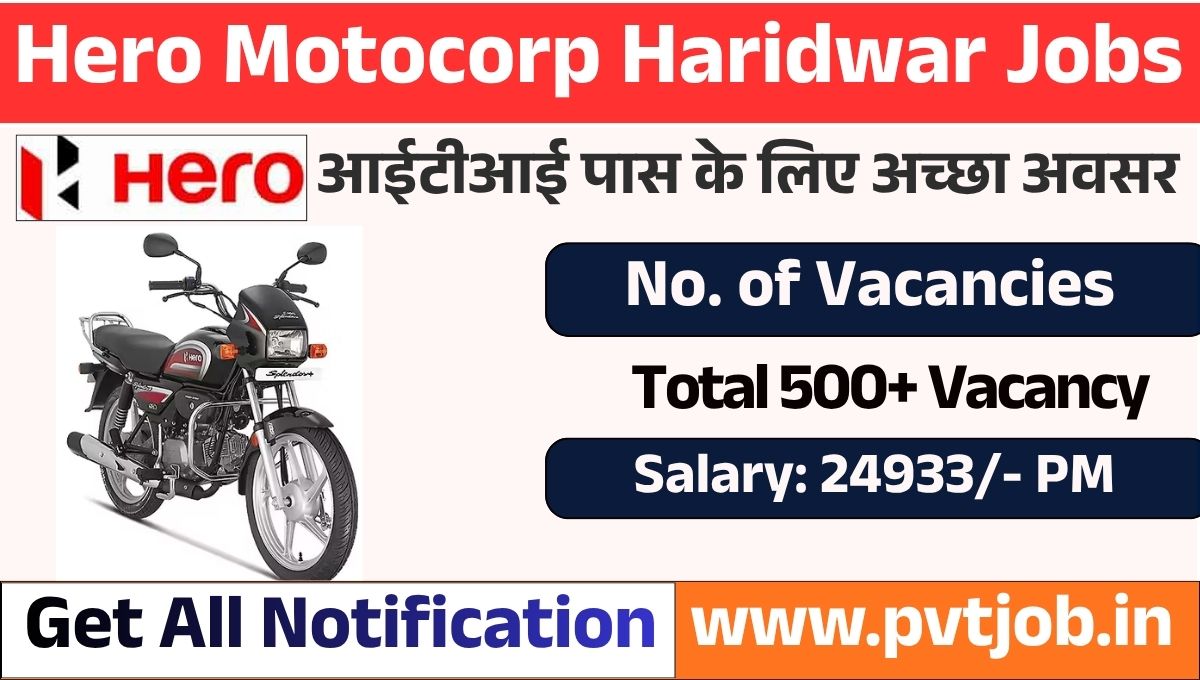 Hero Motocorp Haridwar Vacancy 2026: 500+ Job Opportunities, Get Full ...